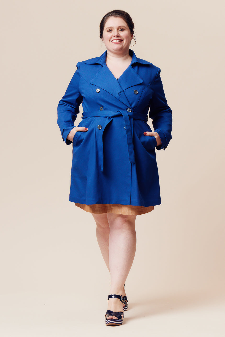 Luzerne Trench Coat Pattern | Deer & Doe – Closet Core Patterns