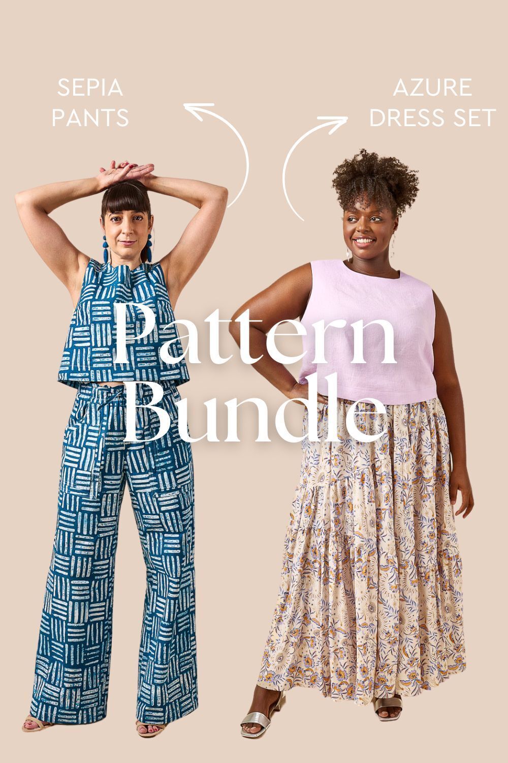 Azure + Sepia Bundle – Closet Core Patterns